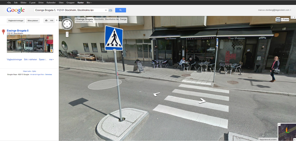 Marcusbiblioteket goes mythbusters: Finns Stig Larsson på Google maps ...